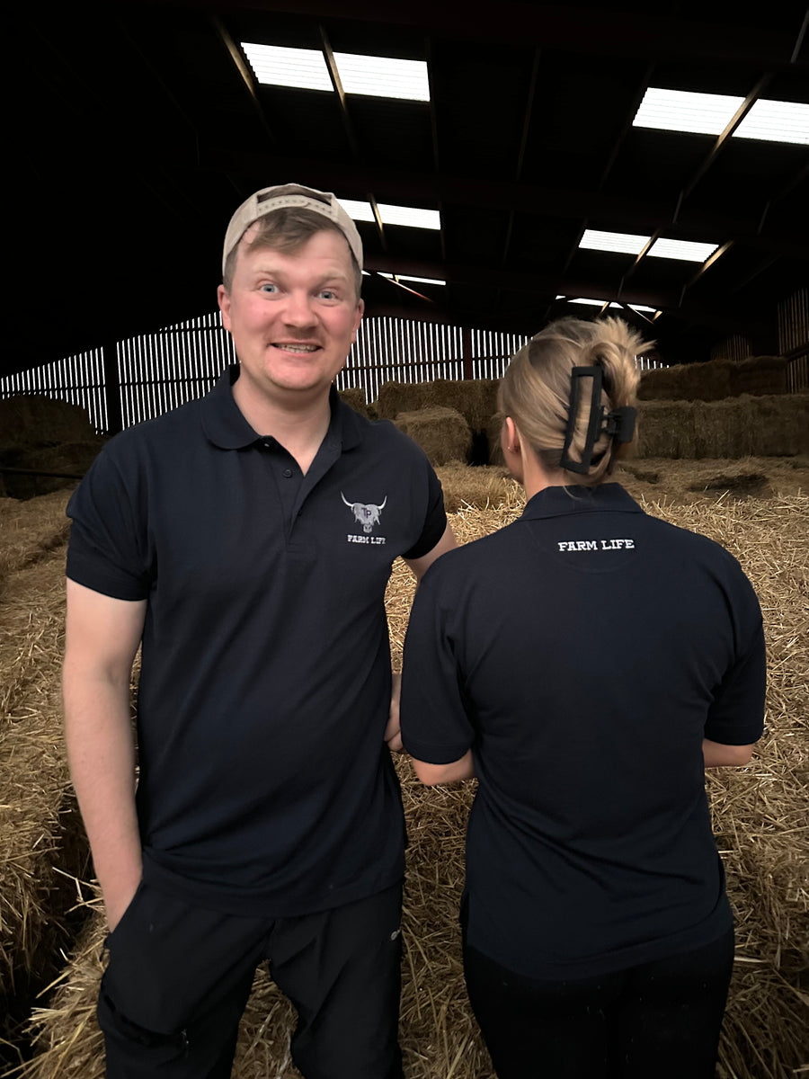 Polo Top - Navy – Tom Pemberton Farm Life