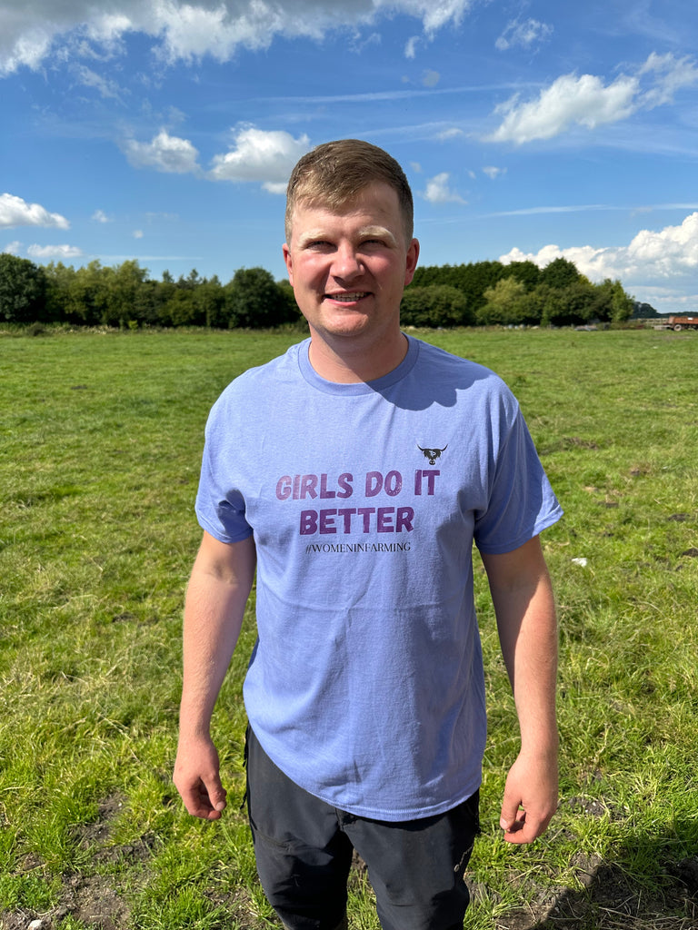 'Girls do it better' - Violet T-Shirt – Tom Pemberton Farm Life