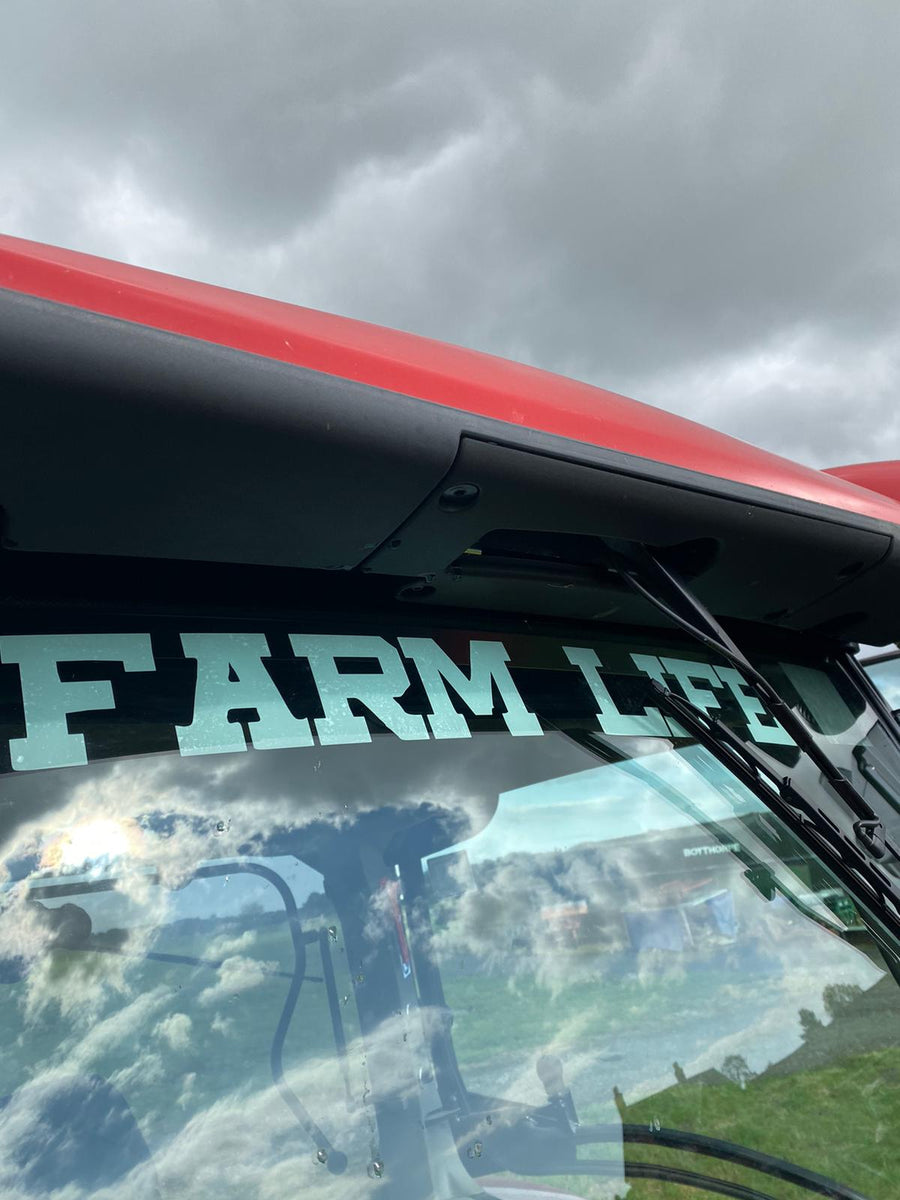 Farm Life window sticker – Tom Pemberton Farm Life
